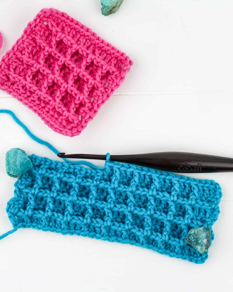 Waffle Stitch Crochet Tutorial - Handmade Learning Here