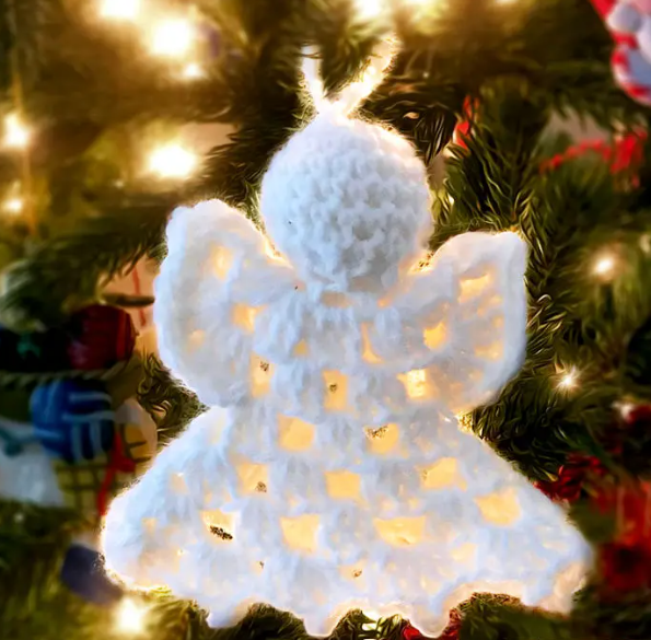 Crochet Angel Ornament - Handmade Learning Here