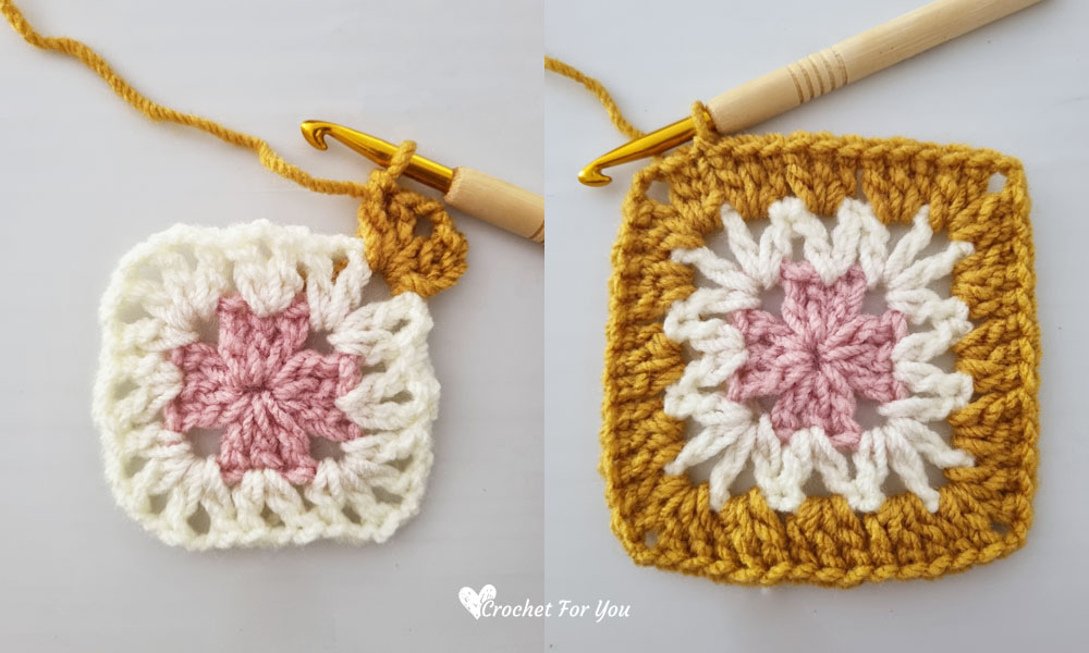 Solstice Granny Square - Handmade Learning Here
