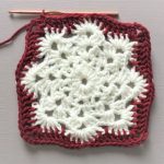 Crochet Snowflake Granny Square - Handmade Learning Here