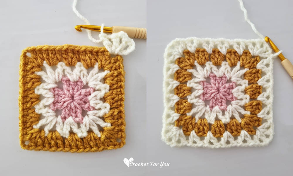 Solstice Granny Square - Handmade Learning Here