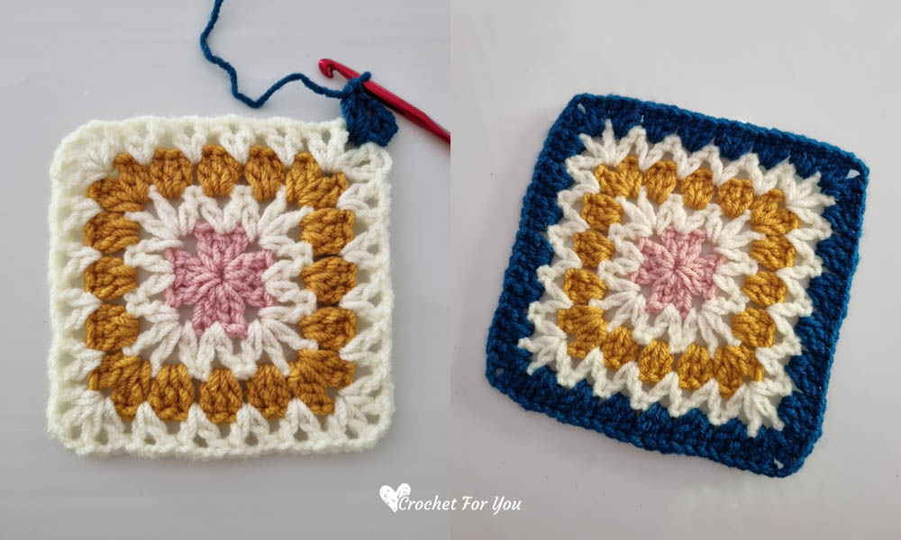 Solstice Granny Square - Handmade Learning Here
