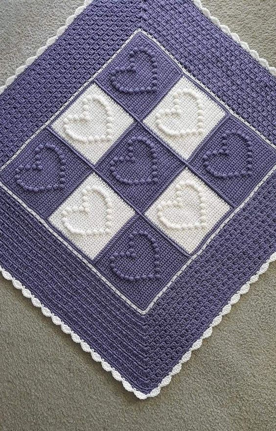 Crochet Heart Bobble - Handmade Learning Here