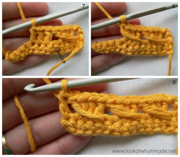 Crochet Cable Stitch - Handmade Learning Here