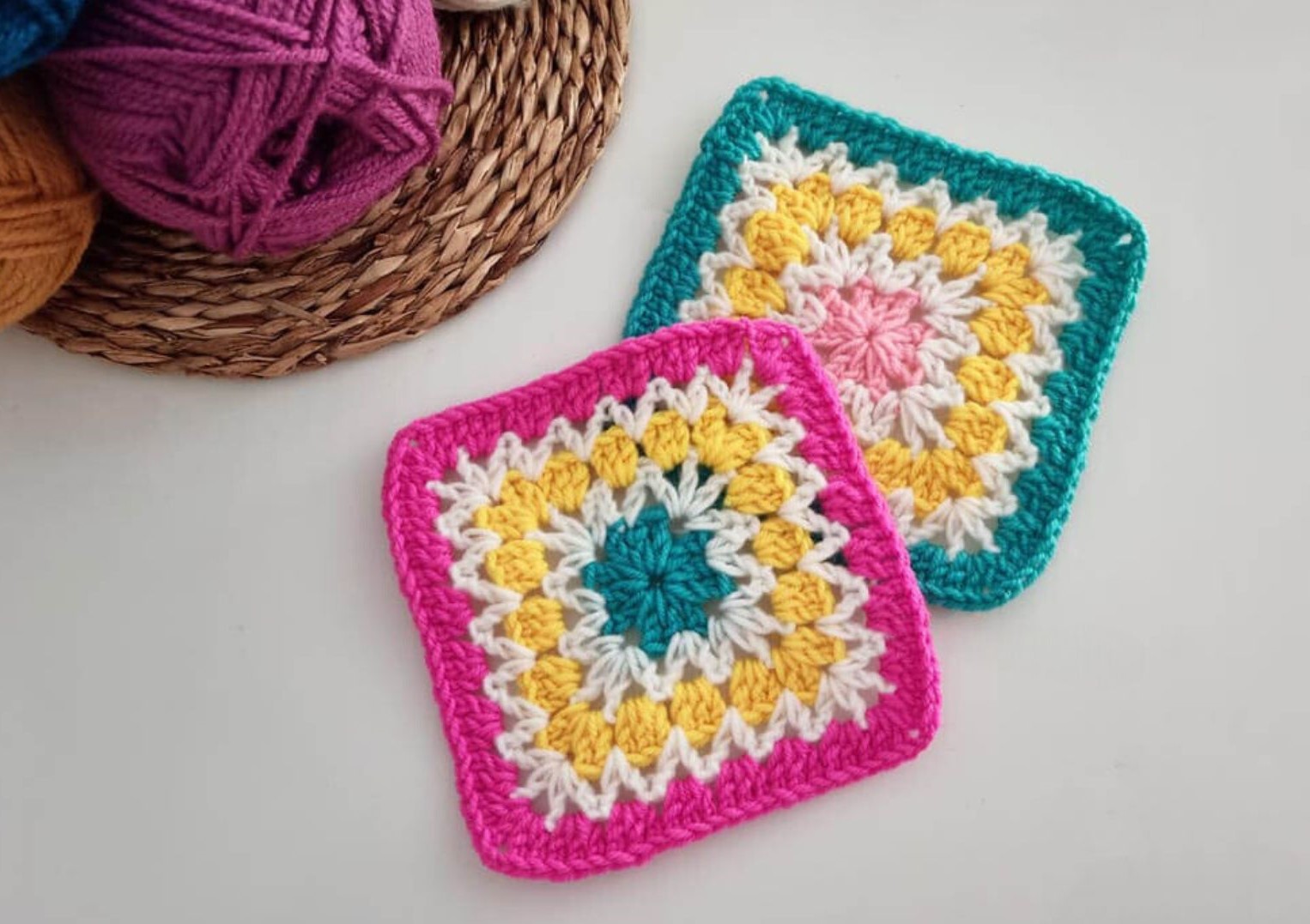 Solstice Granny Square - Handmade Learning Here