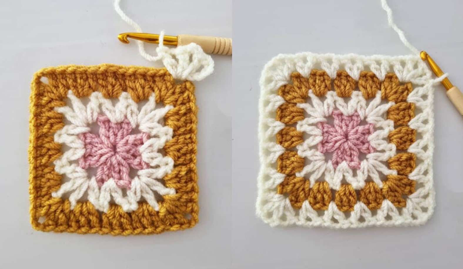 Solstice Granny Square - Handmade Learning Here
