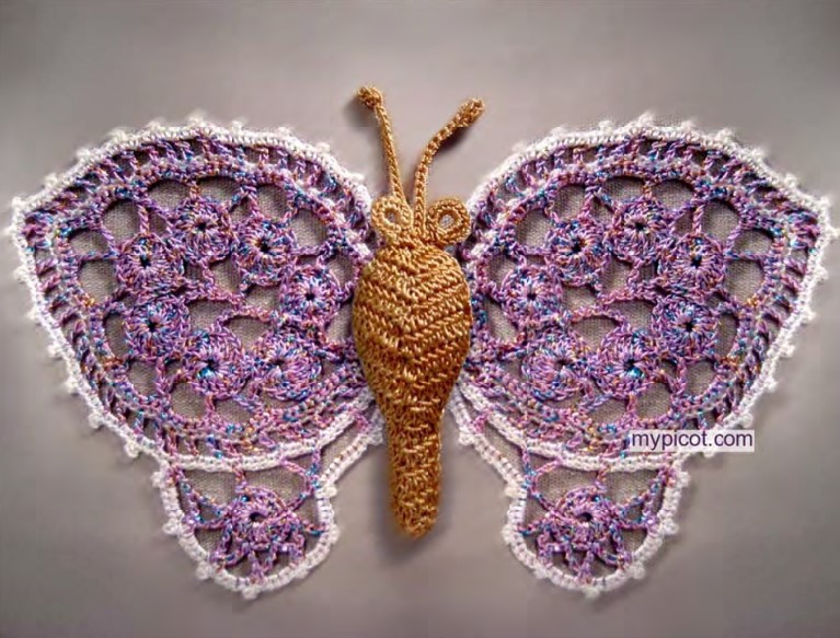 Crochet Butterfly Pattern - Handmade Learning Here