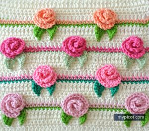 Crochet Rosebud Stitch - Handmade Learning Here