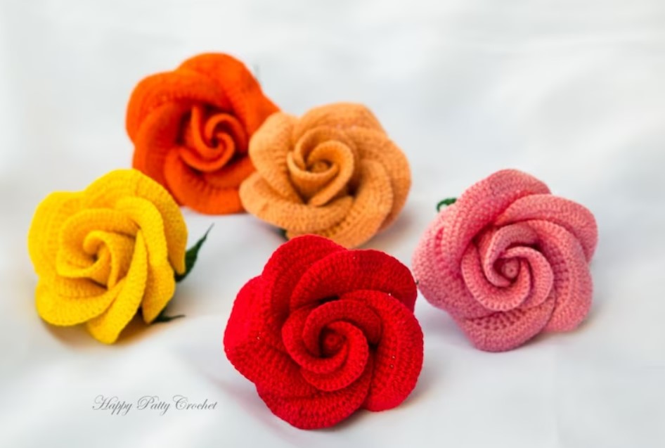 Crochet Roses - Handmade Learning Here