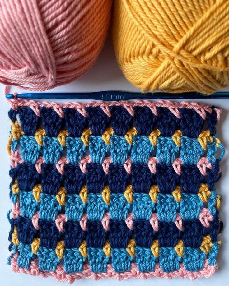 Block Stitch Crochet - Handmade Learning Here