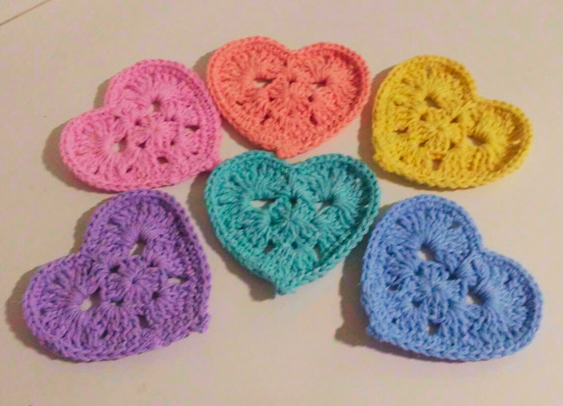 Crochet Granny Heart - Handmade Learning Here