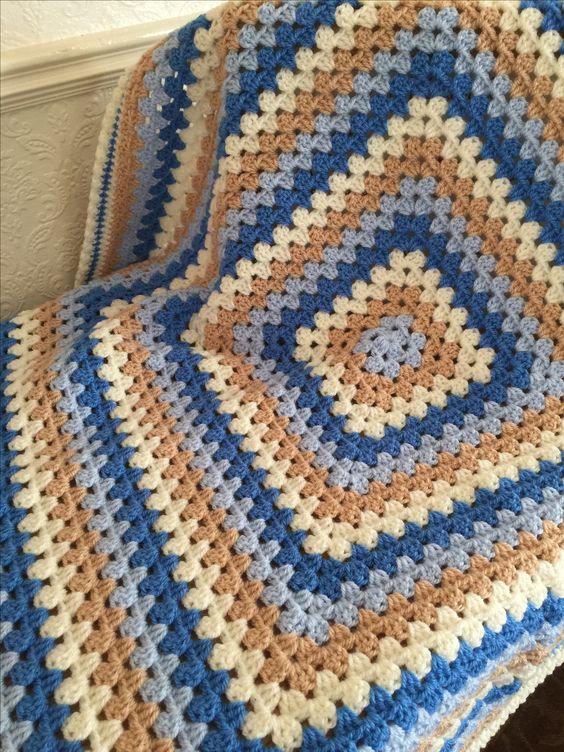 Basic Granny Blanket - Handmade Learning Here