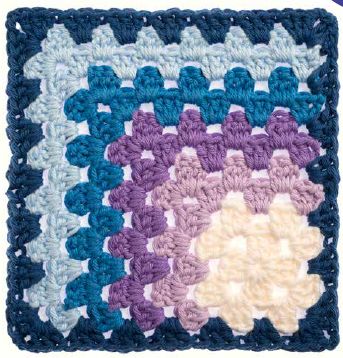 Mitered Granny Square - Handmade Learning Here