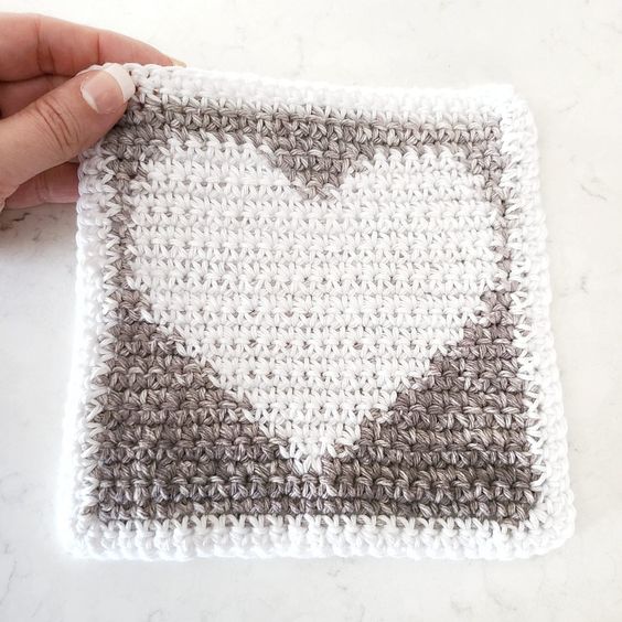 Heart Square Blanket - Handmade Learning Here