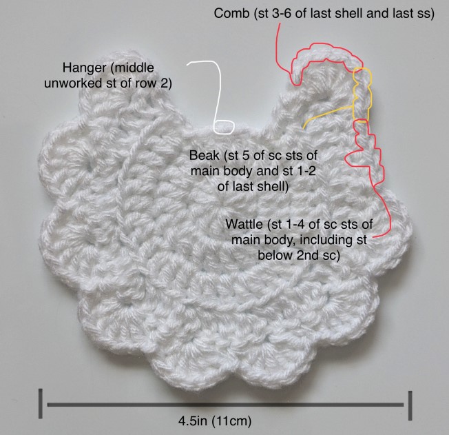 Crochet Chicken Coasters - Handmade Learning Here