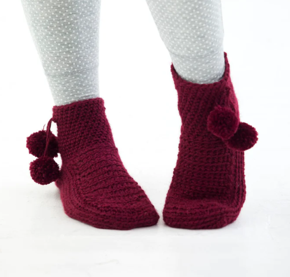 Crochet Slippers - Handmade Learning Here