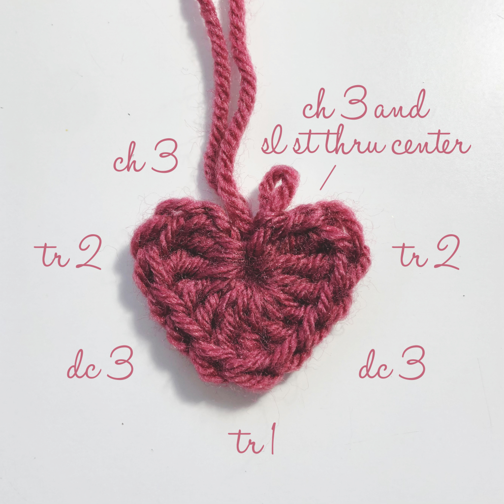 Crochet Heart Pattern - Handmade Learning Here