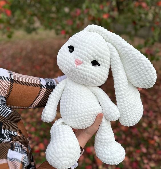 Adorable Crochet Bunny - Handmade Learning Here