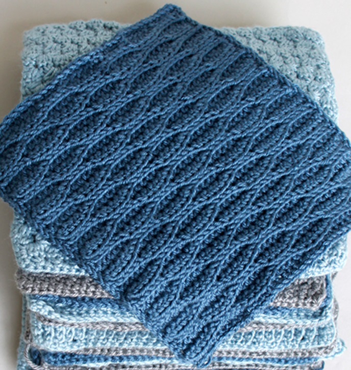 Textured Crochet Blanket - Handmade Learning Here
