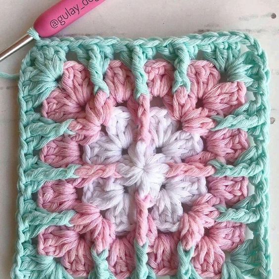 Front Post Granny Square - Handmade Learning Here