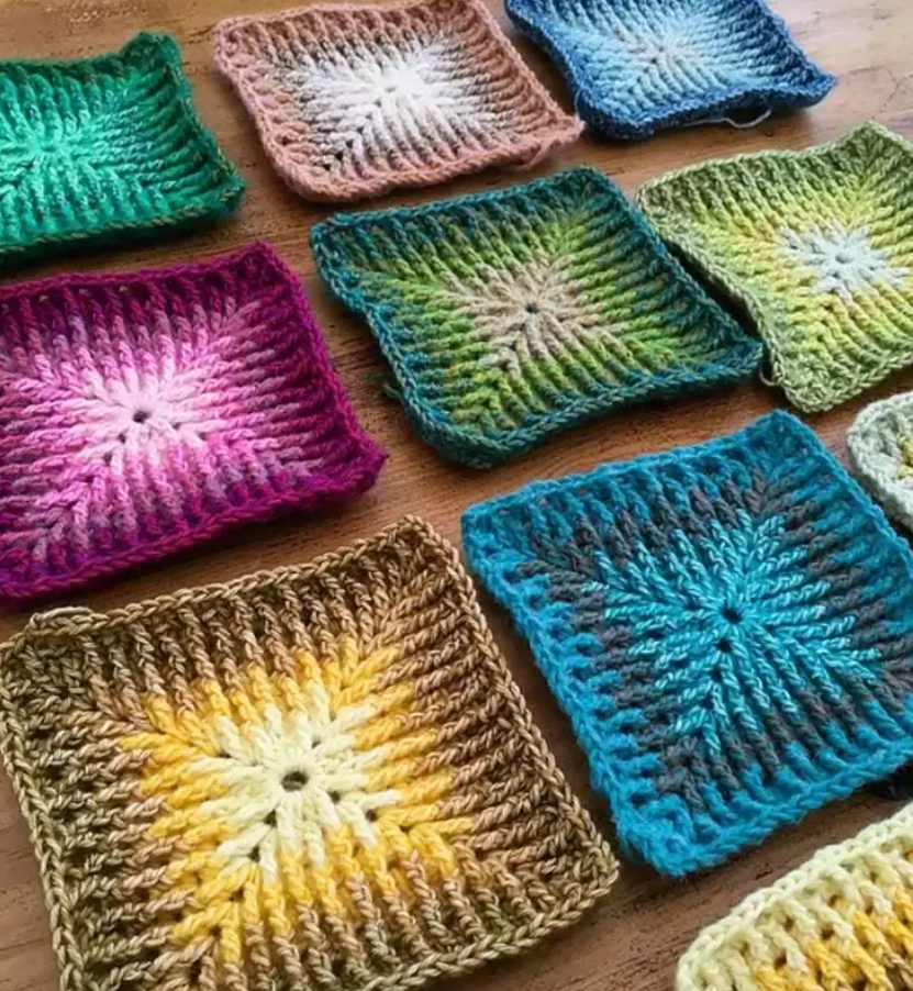 Mosaic Granny Square - Handmade Learning Here