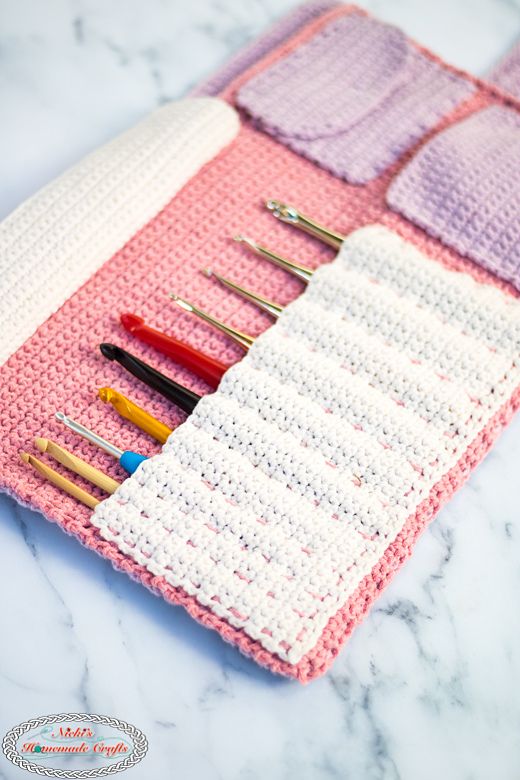 Crochet Desk Organizer - Handmade Learning Here