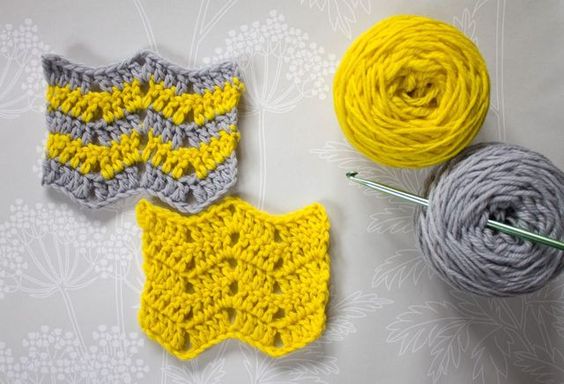 Peephole Chevron Stitch - Handmade Learning Here