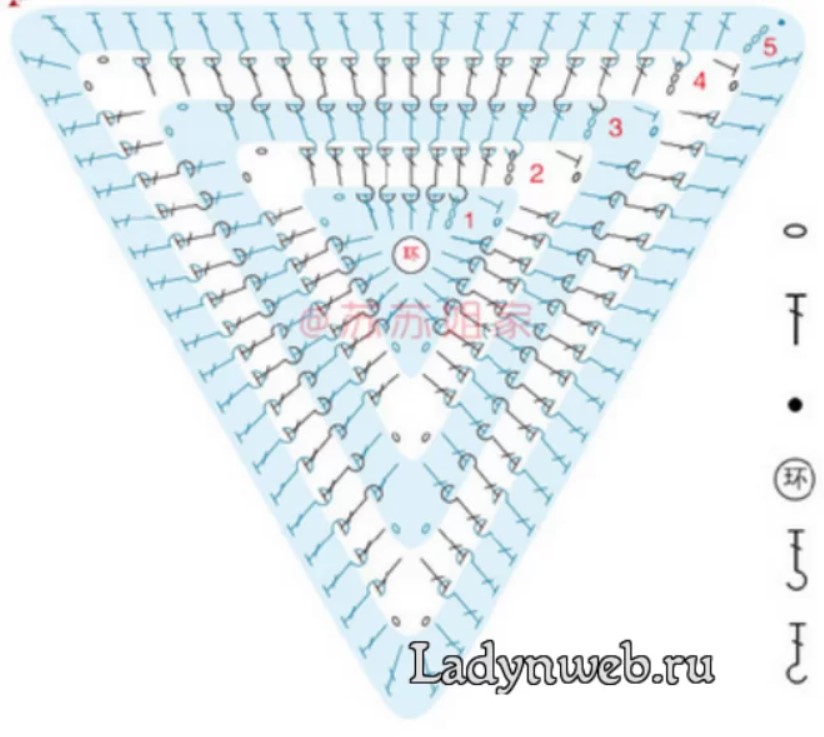 Crochet 3D Triangle Motif - Handmade Learning Here