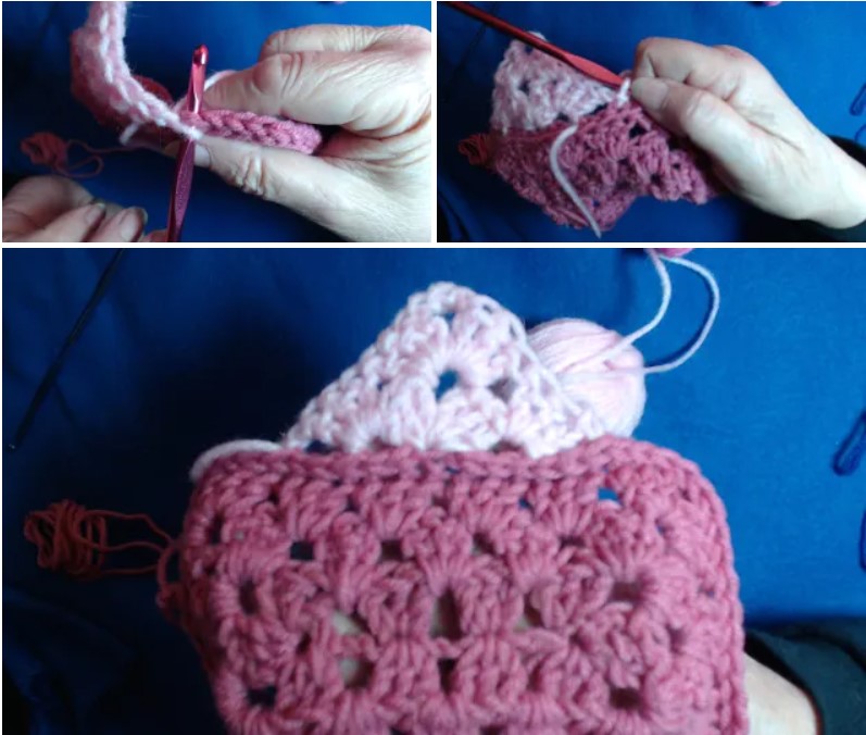 Squared Diamond Granny Throw - Handmade Learning Here