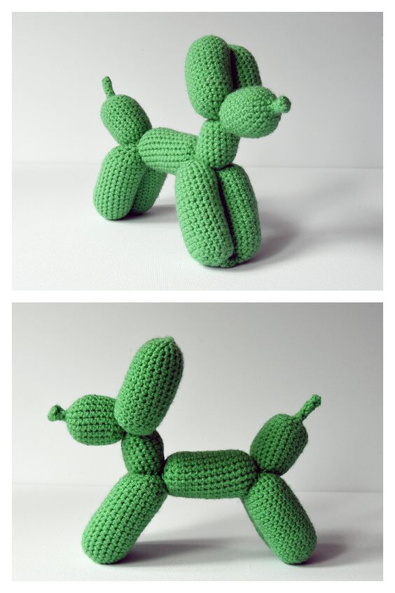 Crochet Balloon Dog - Handmade Learning Here