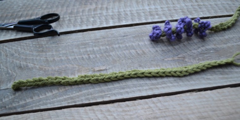 Crochet Lavender Flower - Handmade Learning Here