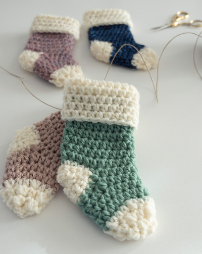 Mini Crochet Stockings - Handmade Learning Here