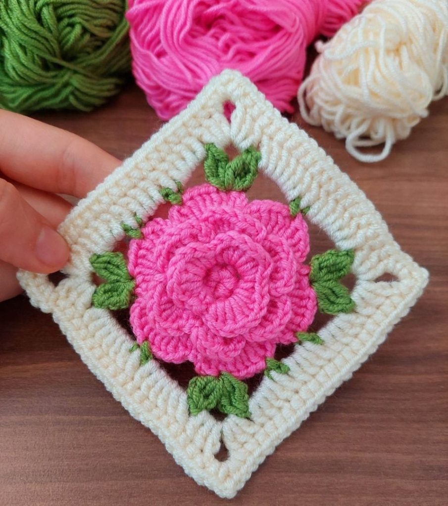 Rose Square - Handmade Learning Here