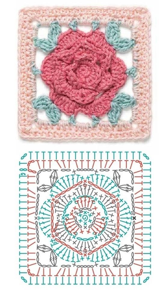 Rose Square - Handmade Learning Here