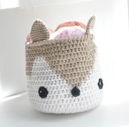 Foxy Stash Basket - Handmade Learning Here