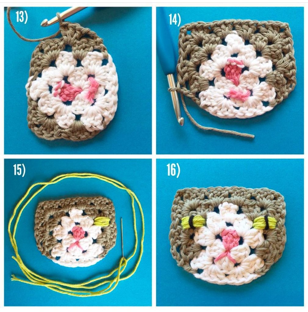 Granny Square Cat - Handmade Learning Here