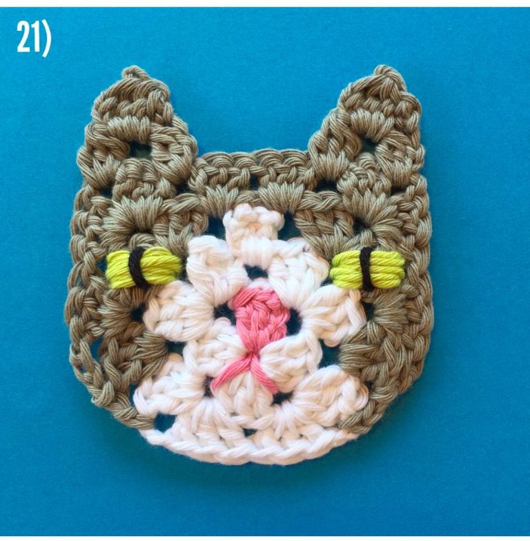 Granny Square Cat - Handmade Learning Here