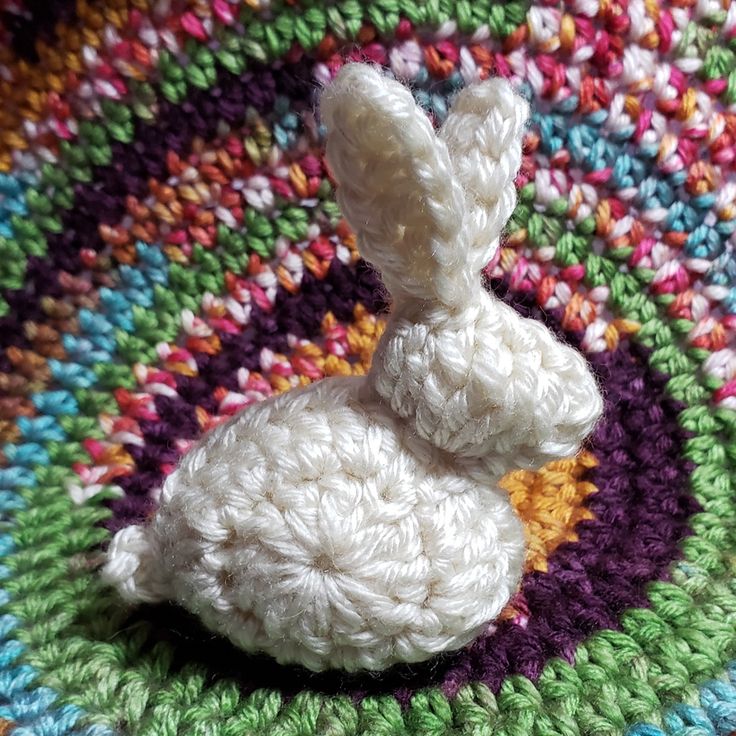 Granny Square Bunny Rabbit - Handmade Learning Here