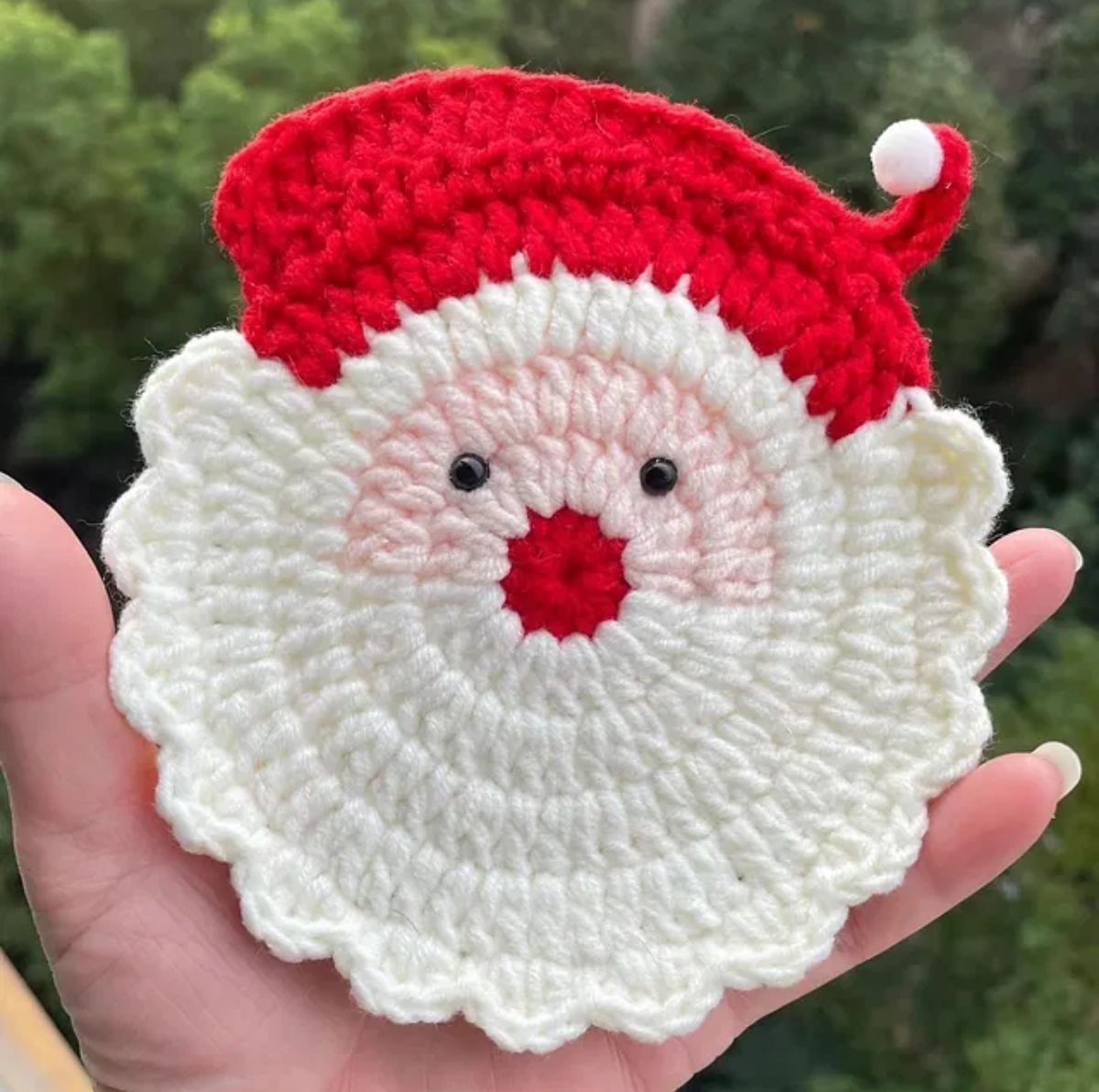 Santa Coaster - Handmade Learning Here