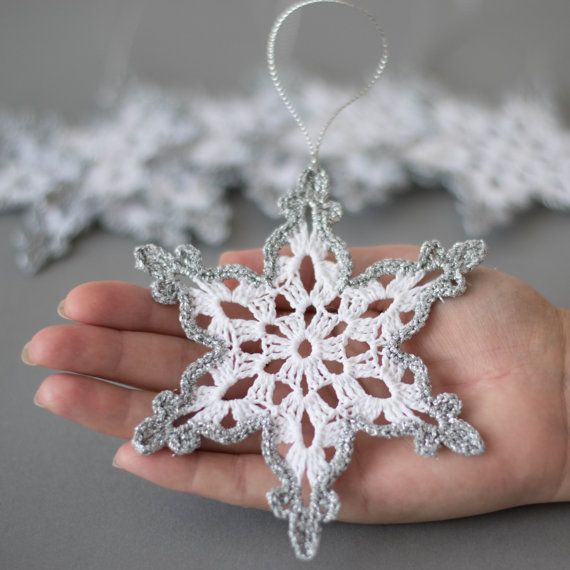 Crochet Snowflake Pattern - Handmade Learning Here